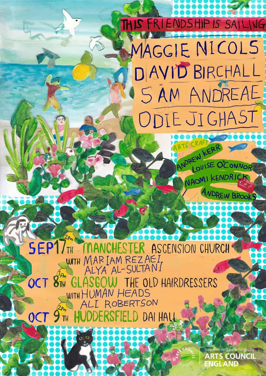 This Friendship is Sailing Tour | Maggie Nicols / David Birchall / Sam ...