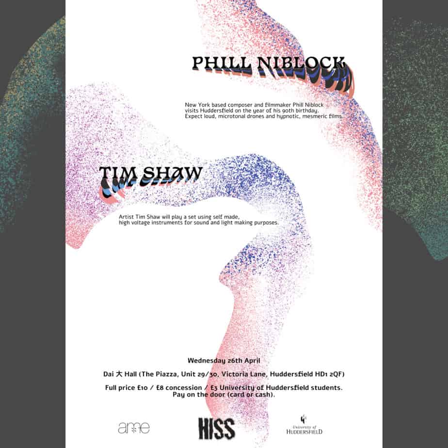 Concert | Phill Niblock (US) and Tim Shaw (UK) - ame (art music experiment)